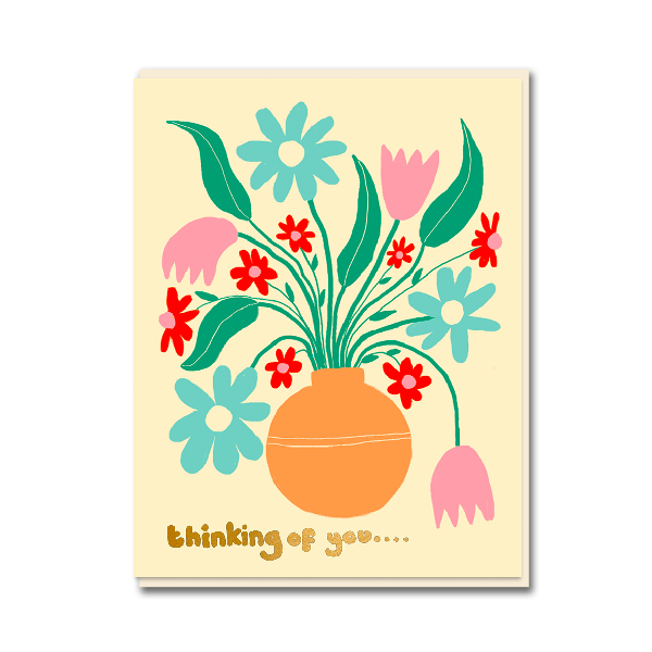 Flower Heads Card | Thinking Of You Cards | The Gifted Type