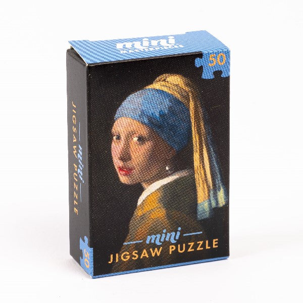 Girl With A Pearl Earring 50 Piece Mini Masterpiece Jigsaw Puzzle ...