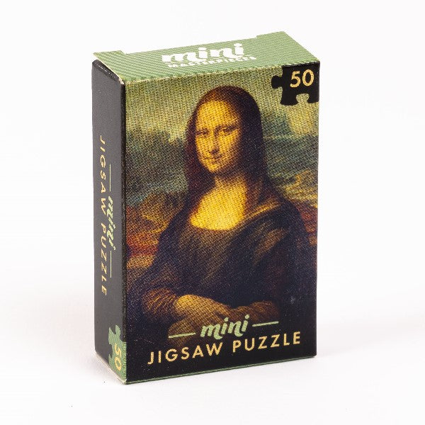 Mona Lisa 50 Piece Mini Masterpiece Jigsaw Puzzle | Professor Puzzle ...