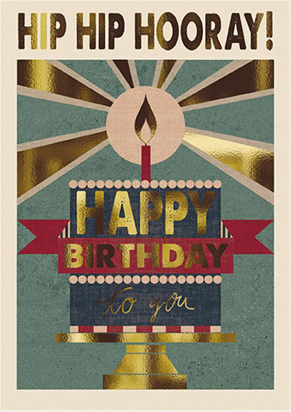 Hip Hip Hooray Birthday Card | Birthday Cards | The Gifted Type