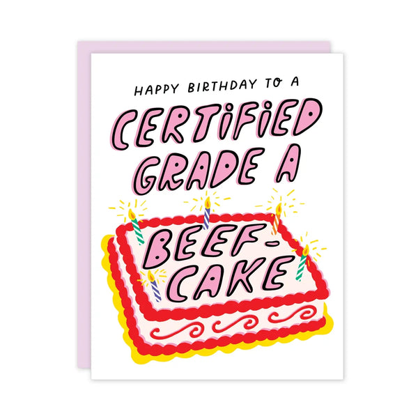 Beefcake Birthday Card | Party Of One | The Gifted Type