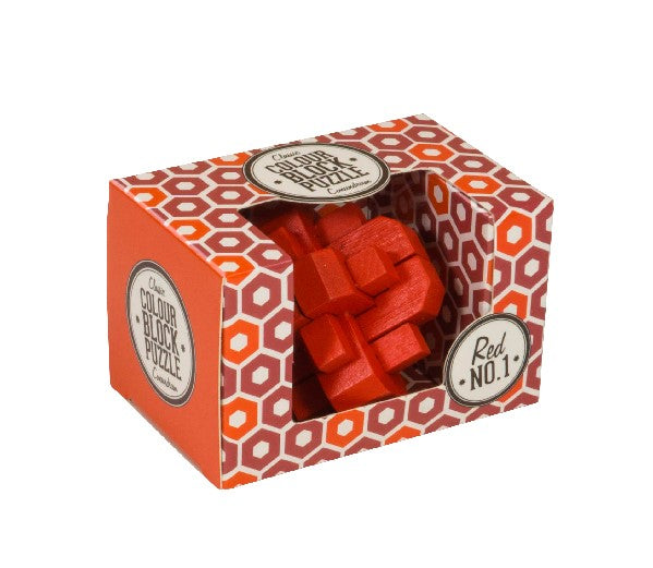 Red Colour Block Puzzle | Professor Puzzle | The Gifted Type