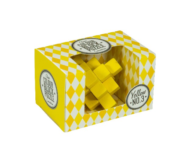 Yellow Colour Block Puzzle | Professor Puzzle | The Gifted Type