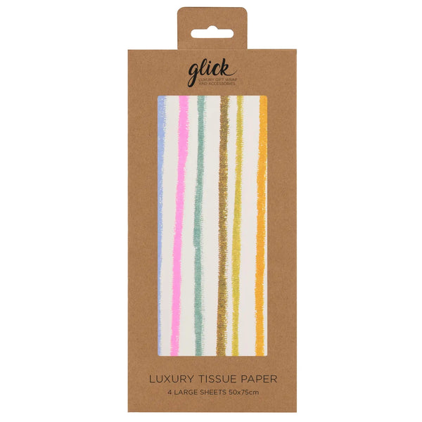 Multi Stripe Tissue Paper | Tissue Paper | The Gifted Type