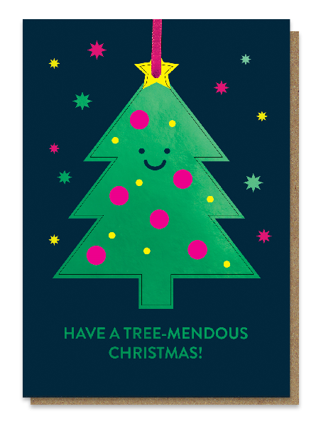 Tree-Mendous Christmas Card | Christmas Cards | The Gifted Type