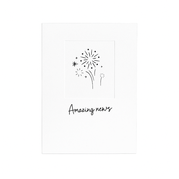 Amazing News Card | Congratulations Cards | The Gifted Type