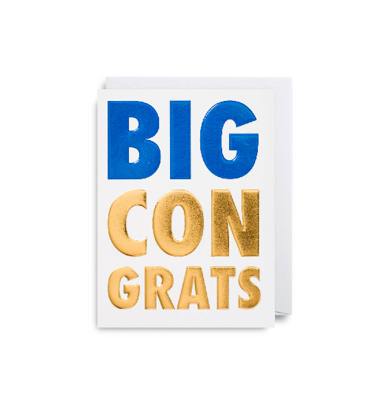 Big Congrats Card | Congratulations Cards | The Gifted Type