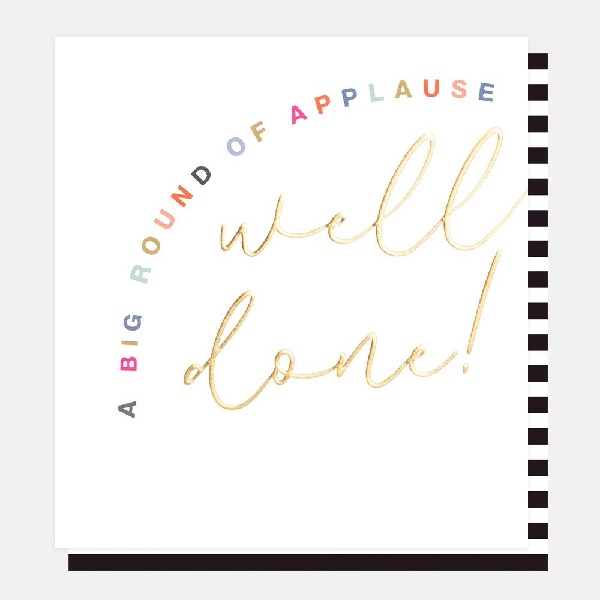 Round Of Applause Card | Congratulations Cards | The Gifted Type