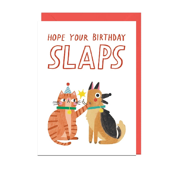 Hope Your Birthday Slaps Card | Funny Birthday Cards | The Gifted Type