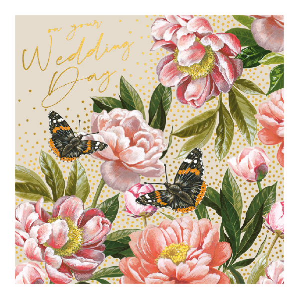 Butterflies Wedding Card | Wedding Cards | The Gifted Type