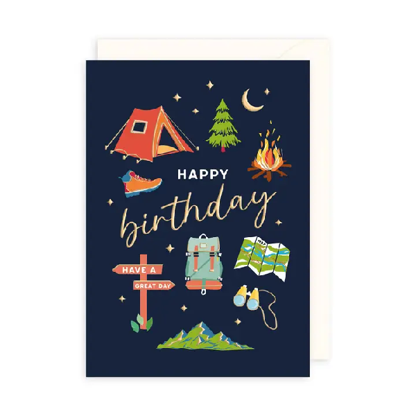 Camping Birthday Card | Birthday Cards | The Gifted Type