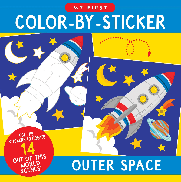 Color-By-Sticker Outer Space Activity Book | Peter Pauper Press | The ...