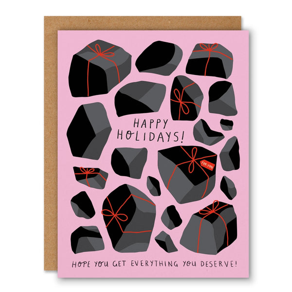 Coal Christmas Card | Badger & Burke | The Gifted Type
