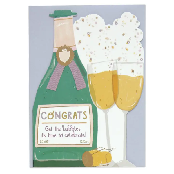 Bubbles Congratulations Card | Congratulations Cards | The Gifted Type