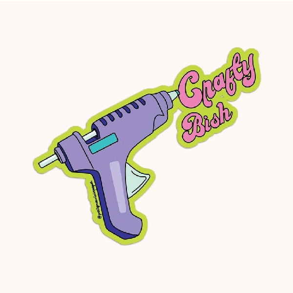 Crafty Bish Sticker | Party Mountain Paper Co. | The Gifted Type