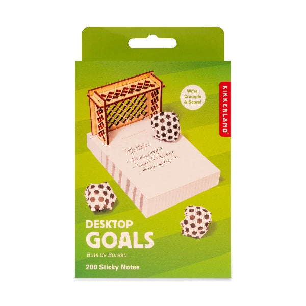 Desktop Goals Sticky Notes | Kikkerland | The Gifted Type