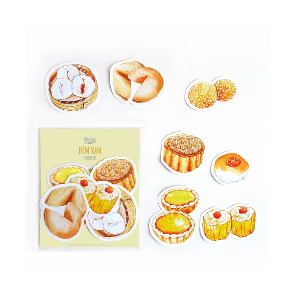 Dim Sum Sticker Set | Stickers | The Gifted Type