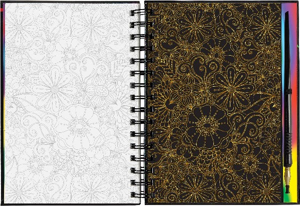Extreme Flowers Scratch & Sketch Book | Peter Pauper Press | The Gifted ...