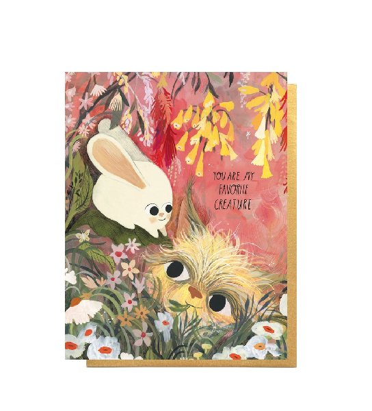 Favourite Creature Love Card | Love & Friendship Cards | The Gifted Type