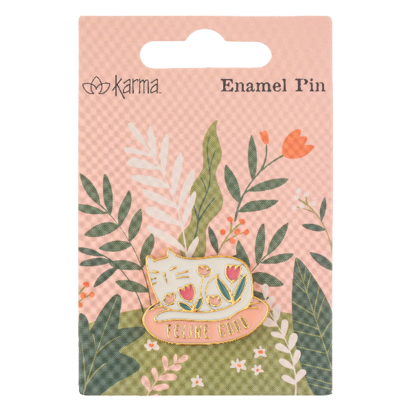 Feline Good Enamel Pin | Karma | The Gifted Type