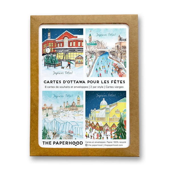 The PaperHood Assorted Ottawa French Boxed Holiday Cards | French Boxed ...