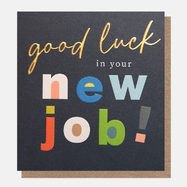 New Job Good Luck Card | New Job Cards | The Gifted Type