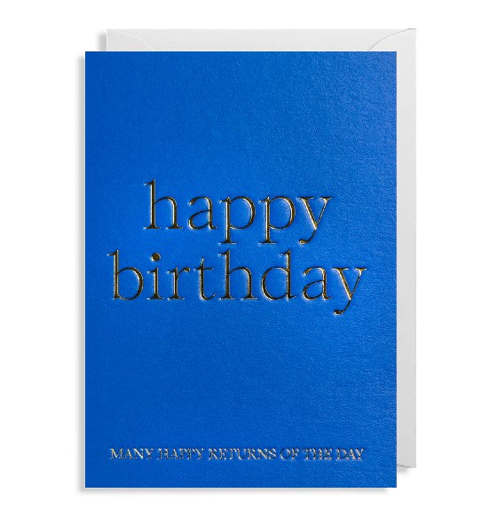 Many Happy Returns Card | Birthday Cards | The Gifted Type