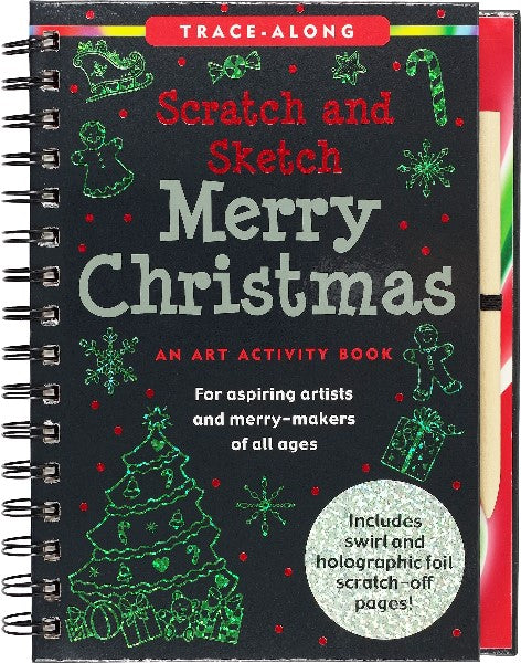 Merry Christmas Scratch & Sketch Activity Book | Peter Pauper Press ...