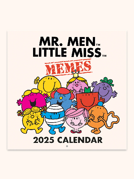 2025 Mr.Men Little Miss 12-Month Calendar | Studio Oh! | The Gifted Type