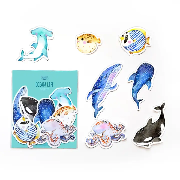 Ocean Life Sticker Set | Stickers | The Gifted Type
