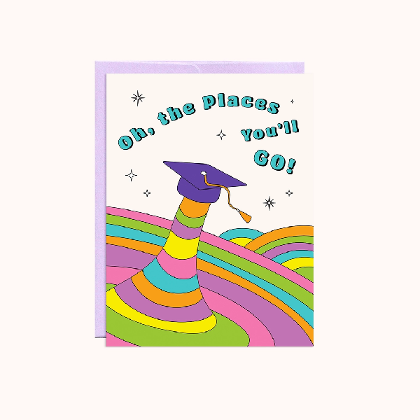 Oh The Places You'll Go Grad Card | Graduation Cards | The Gifted Type
