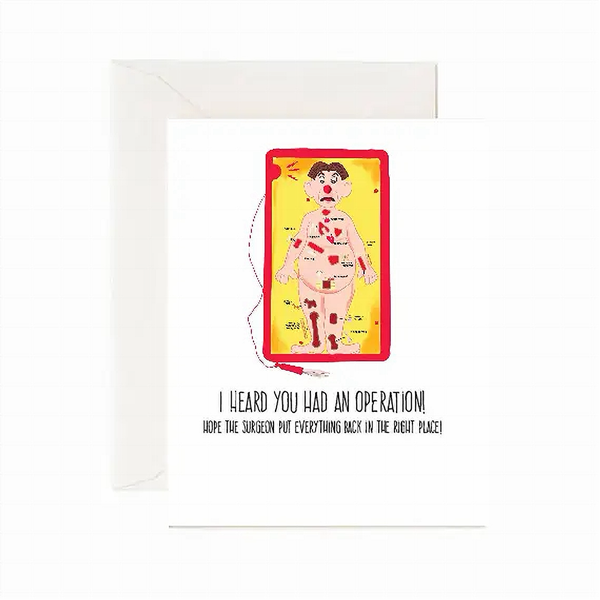 Operation Card | Get Well Soon Cards | The Gifted Type