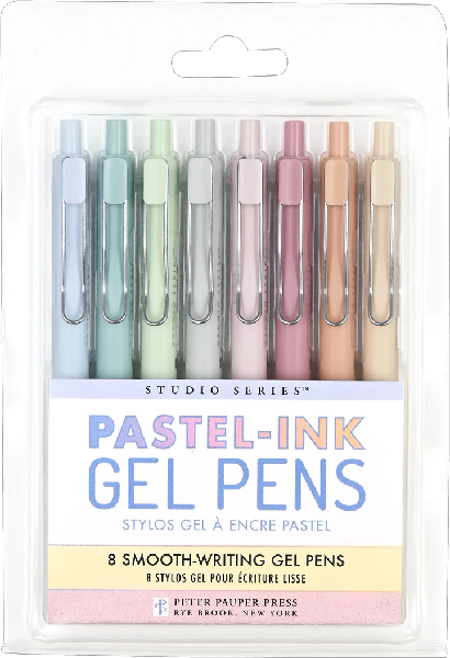 Pastel Ink Gel Pen Set | Peter Pauper Press | The Gifted Type