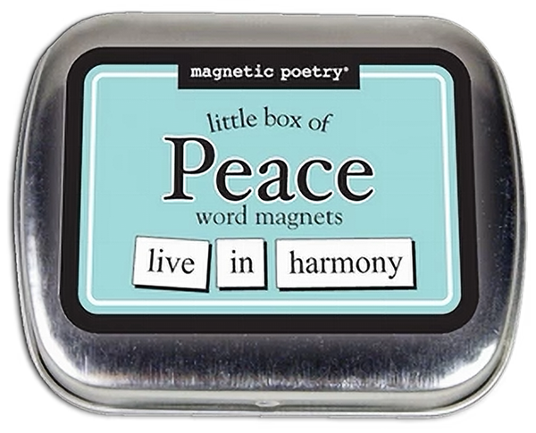 Mini Peace Magnetic Poetry Kit | Magnetic Poetry | The Gifted Type