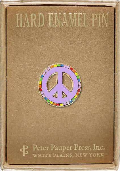 Peace Enamel Pin | Peter Pauper Press | The Gifted Type