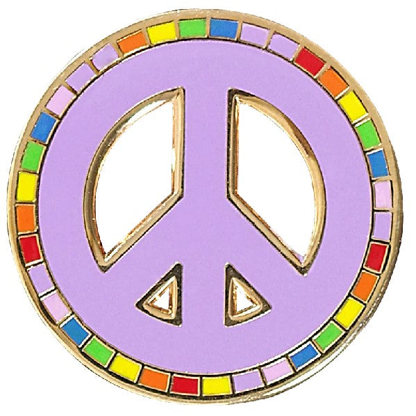 Peace Enamel Pin | Peter Pauper Press | The Gifted Type