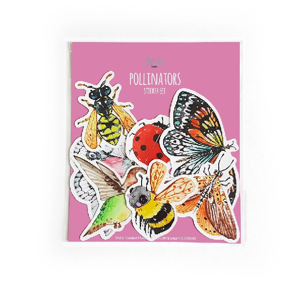 Pollinators Sticker Set | Stickers | The Gifted Type