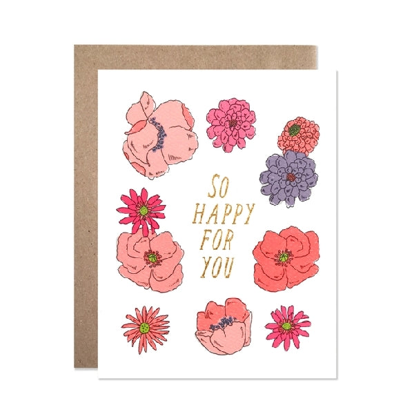 So Happy For You Congrats Card | Congratulations Cards | The Gifted Type