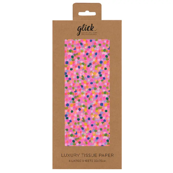 Spotty Pink Tissue Paper | Gift Wrap Supplies | The Gifted Type