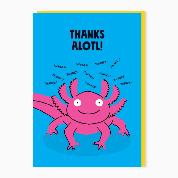 Thanks Alotl Thank You Card | Thank You Cards | The Gifted Type