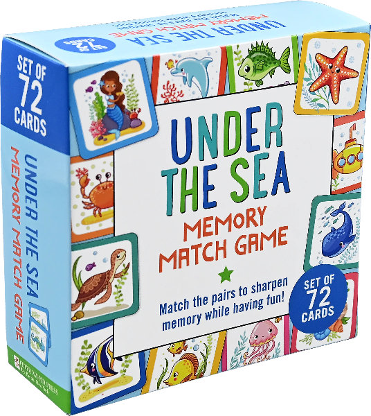 Under The Sea Memory Match Game | Peter Pauper Press | The Gifted Type
