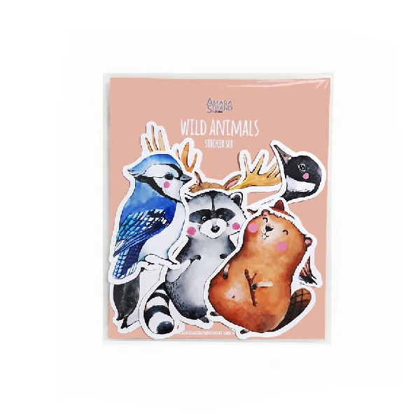 Wild Animals Sticker Set | Stickers | The Gifted Type