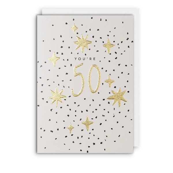 You're 50! Card | Age Birthday Cards | The Gifted TYpe - The Gifted Type