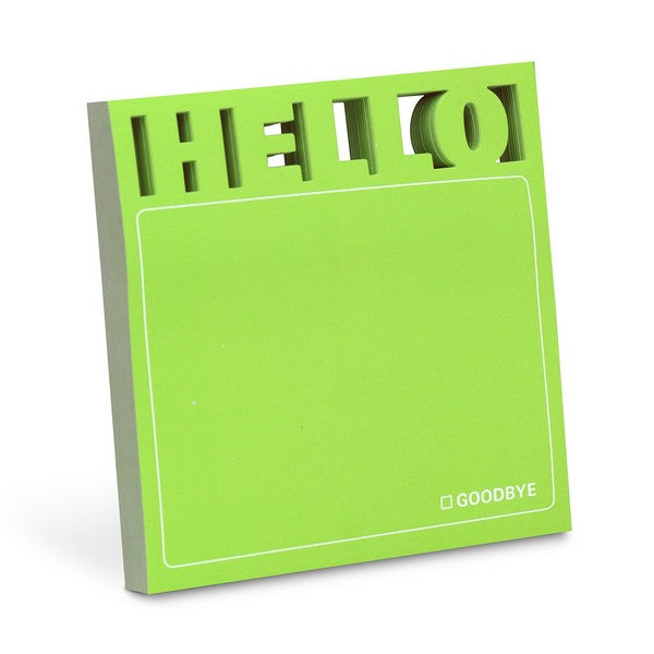Hello Die Cut Sticky Notes | Knock Knock | The Gifted Type