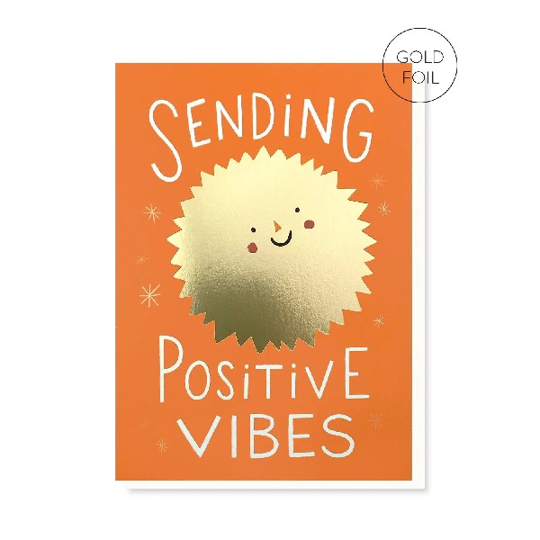 Positive Vibes Card | Friendship Cards | The Gifted Type