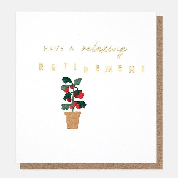 Relaxing Retirement | Retirement Cards | The Gifted Type