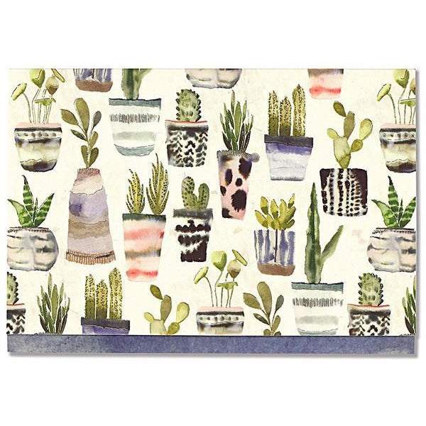 Watercolour Succulents Blank Notecards | Peter Pauper Press | The ...