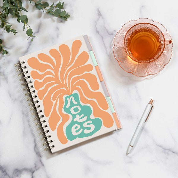 Swaying Floral Spiral Notebook | Studio Oh! | The Gifted Type
